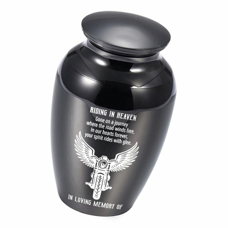 Влагостойкая урна из алюминиевого сплава в память о близких-черный