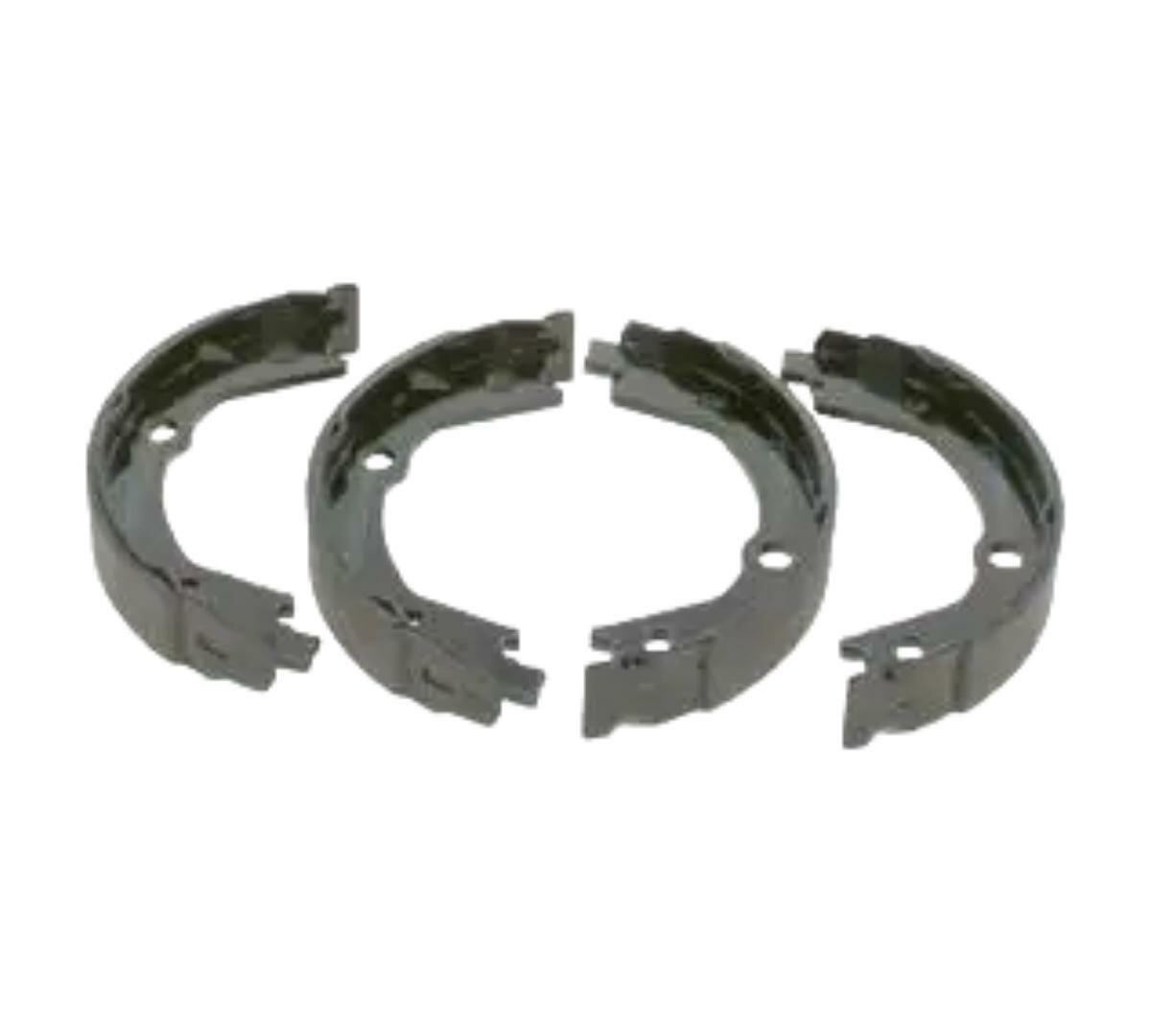 Колодки тормозные BOSCH 986487738 барабанные 167x27 мм, Nissan Pathfinder, Navara 2.5 dCi, 3.0 dCi, 4.0 03, 05-