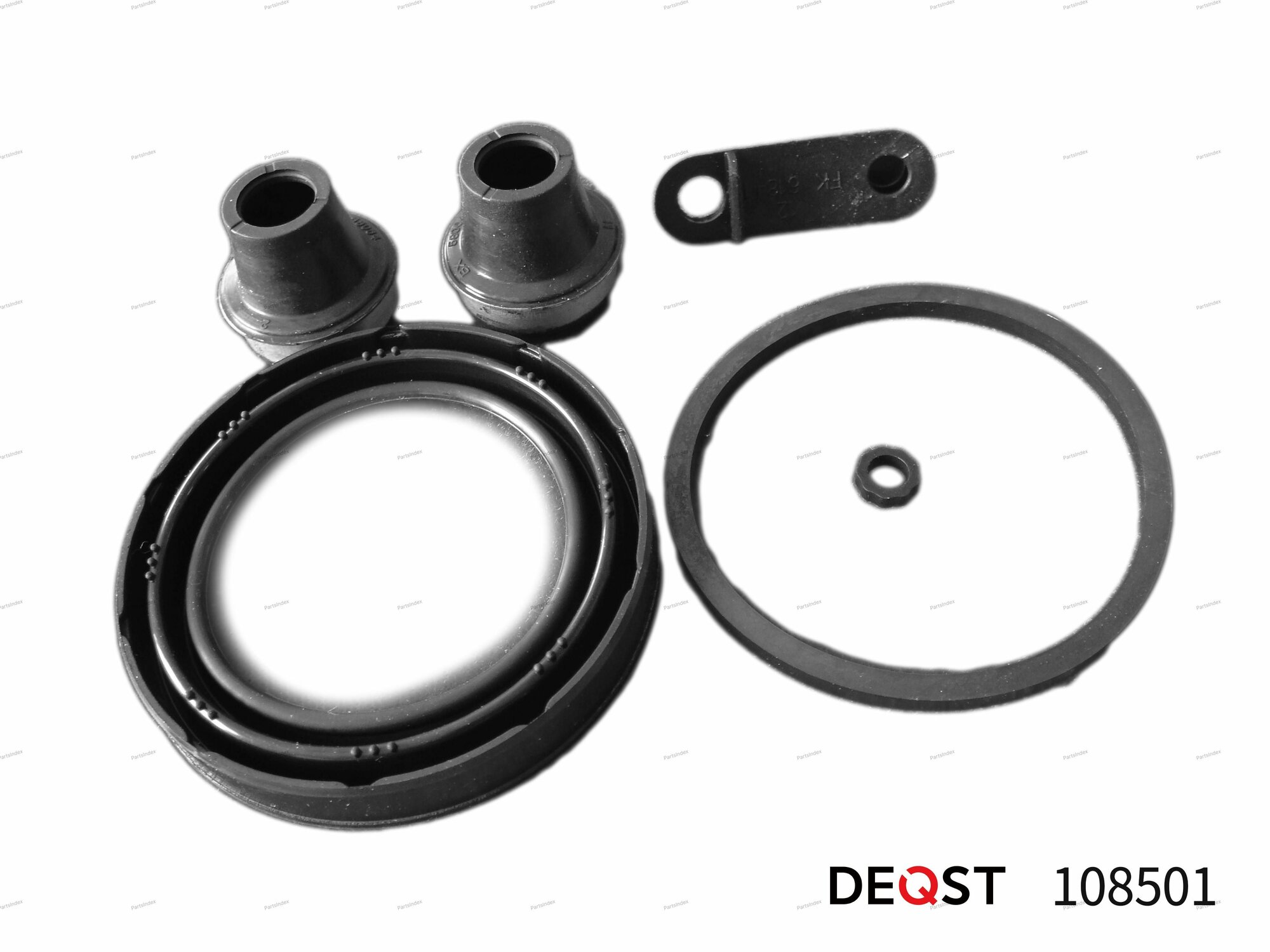 Ремкомплект тормозного суппорта переднего (для поршня O 54mm, суппорт Bosch), Deqst 108501