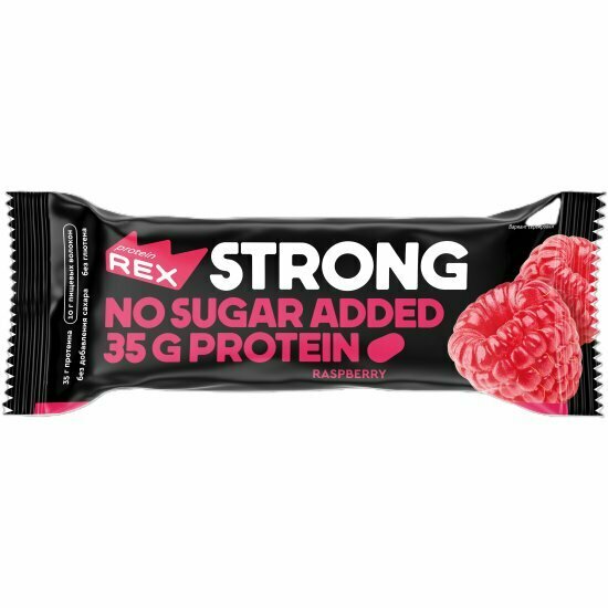 Протеиновый батончик Proteinrex STRONG малина 100 г