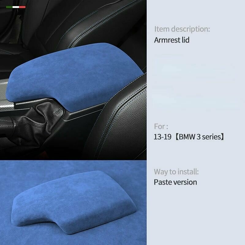 Супер фланелевый чехол для BMW 3 4 серии F30 F32 F34 F36 2013-2019, аксессуары интерьера, подлокотника центральной консоли автомобиля с левым рулем.