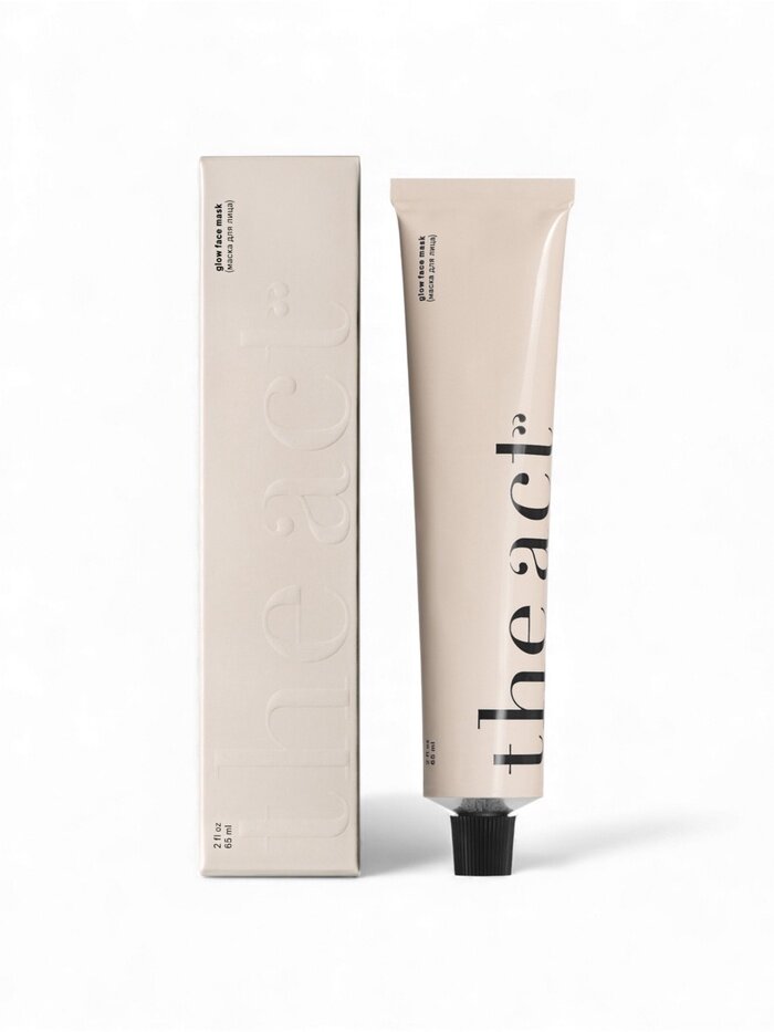 Маска для лица тонизирующая The Act с биоактивным маслом кофе и фарфоровой глиной, 65 мл