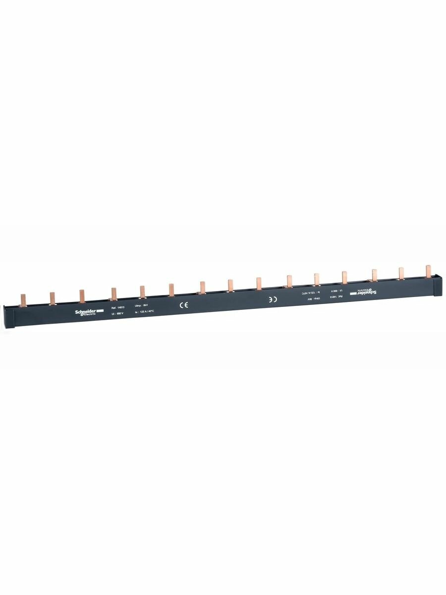 Schneider Electric Acti 9 Шинка гребенчатая 3P шаг 27мм 14813