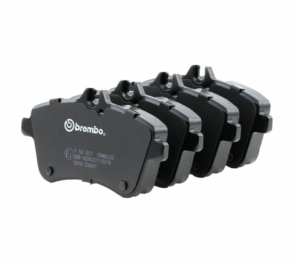 Колодки тормозные BREMBO P50057 передние, MB A, B-Class W169, W245 04-12