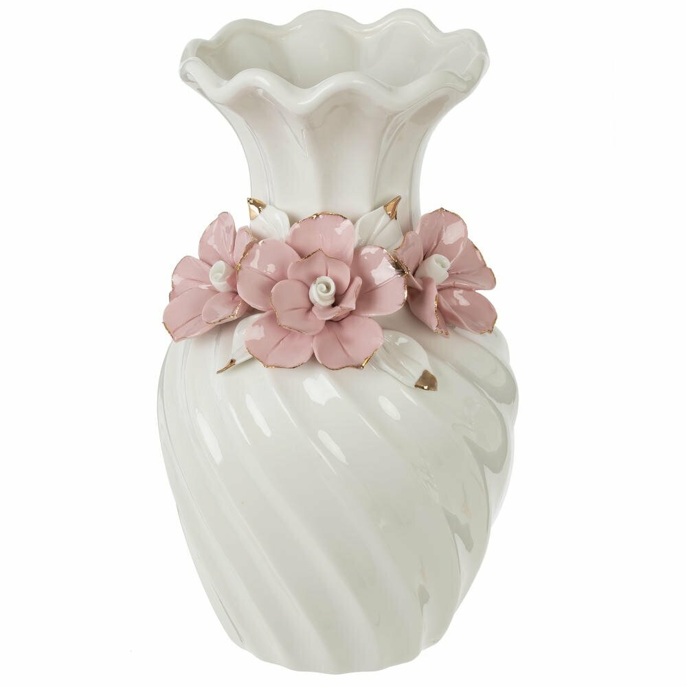 Ваза фарфоровая, 1480 мл, 13х13х24 см KSM-818804