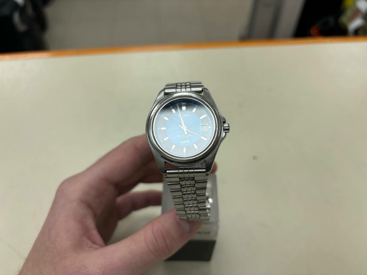 Часы наручные Orient Light-Powered 4000, б/у, уценка