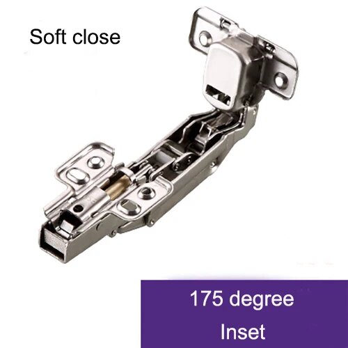 Мебельные петли Inset 175 градусов, soft close