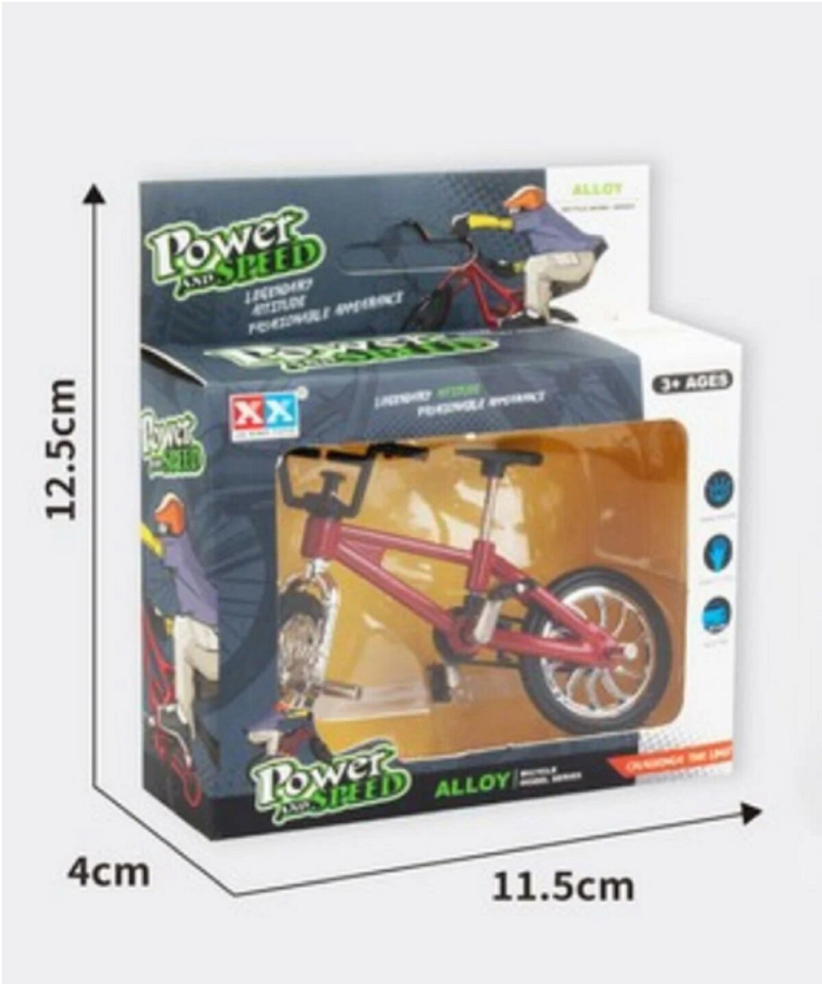 Велосипед пальчиковый Without "Фингербайк", металлический, 1 шт