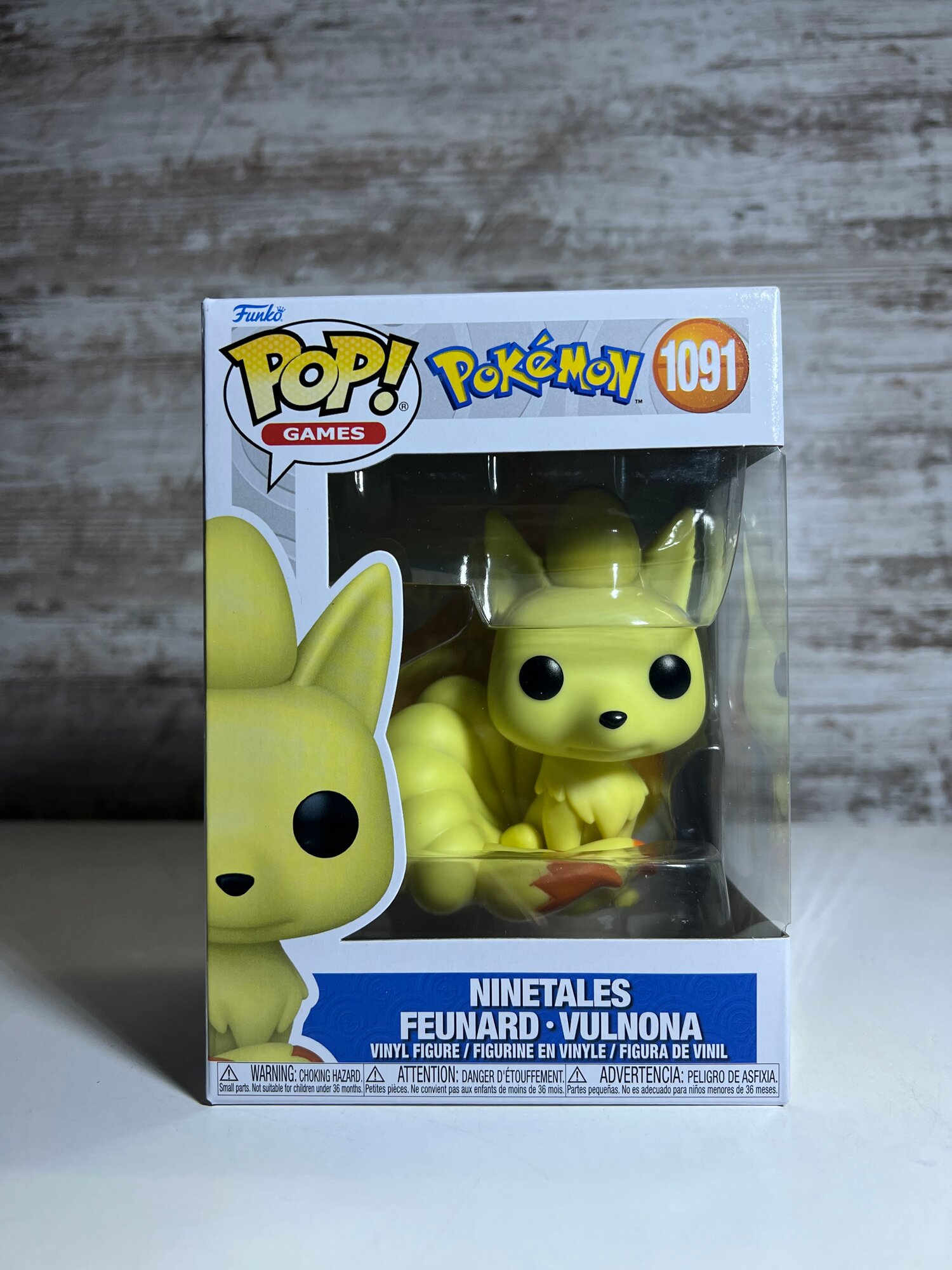 Фигурка Фанко Покемон, Pokémon, Ninetales Feunard • Vulnona, 10 см от Funko