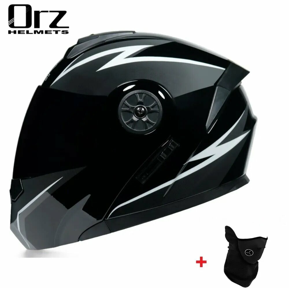 Orz HELMETS Мотошлем, цвет: шоколадный, размер: L