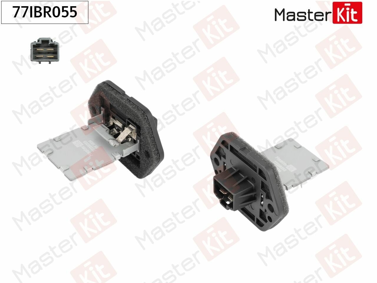 Резистор вентилятора Hyundai ACCENT, III MC/Kia PICANTO I SA 2004 - 2011 MasterKit 77IBR055