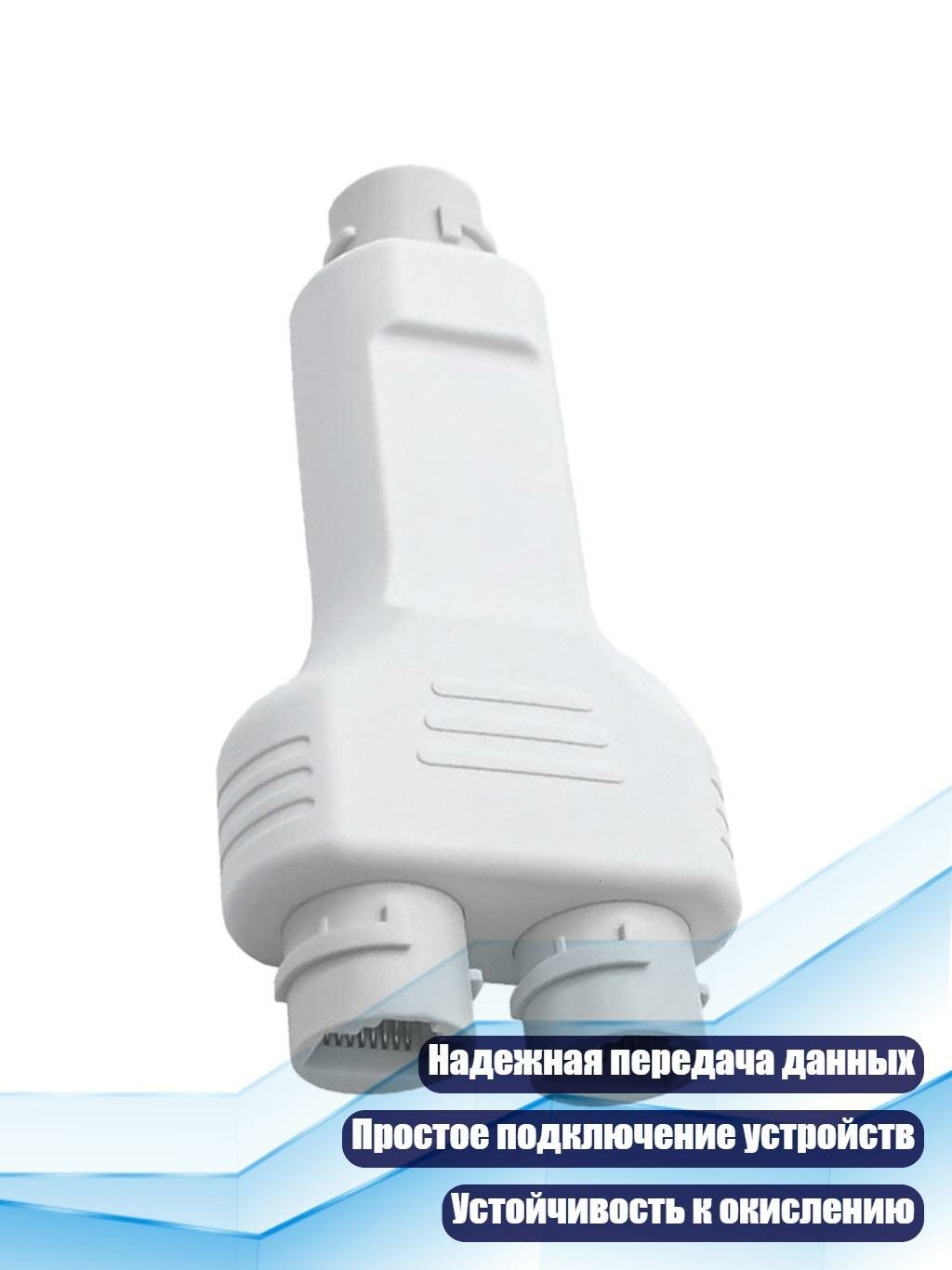 Водонепроницаемый IP68 разъём RJ45 для PoE