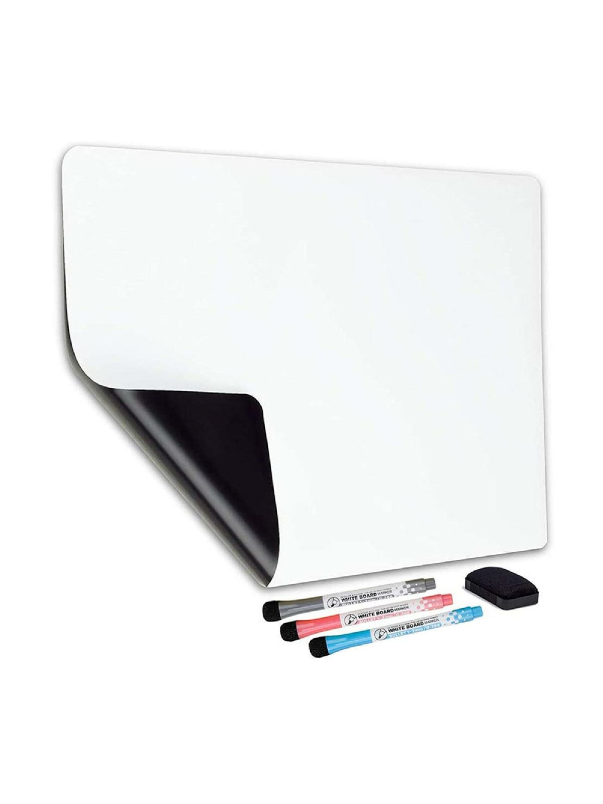 Набор магнитных досок с стиранием 3 маркеров для листа доски объявлений для холодильника