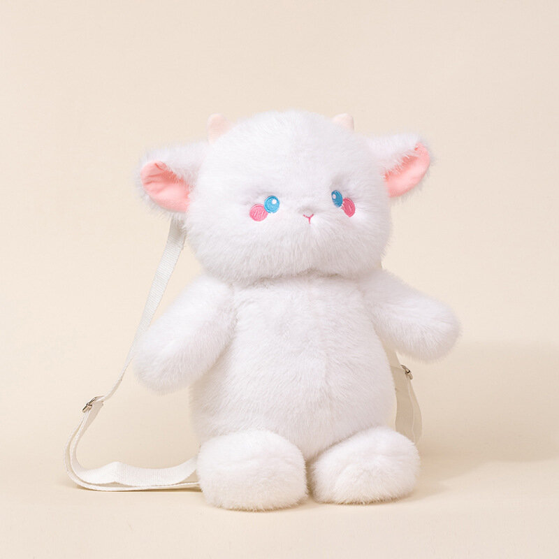 Рюкзак Duoduo Cat Can Run, маленькая овечка, плюшевая игрушка, пчела, медведь, плюшевая игрушка, бегущая игрушка с тремя цветами, подарок
