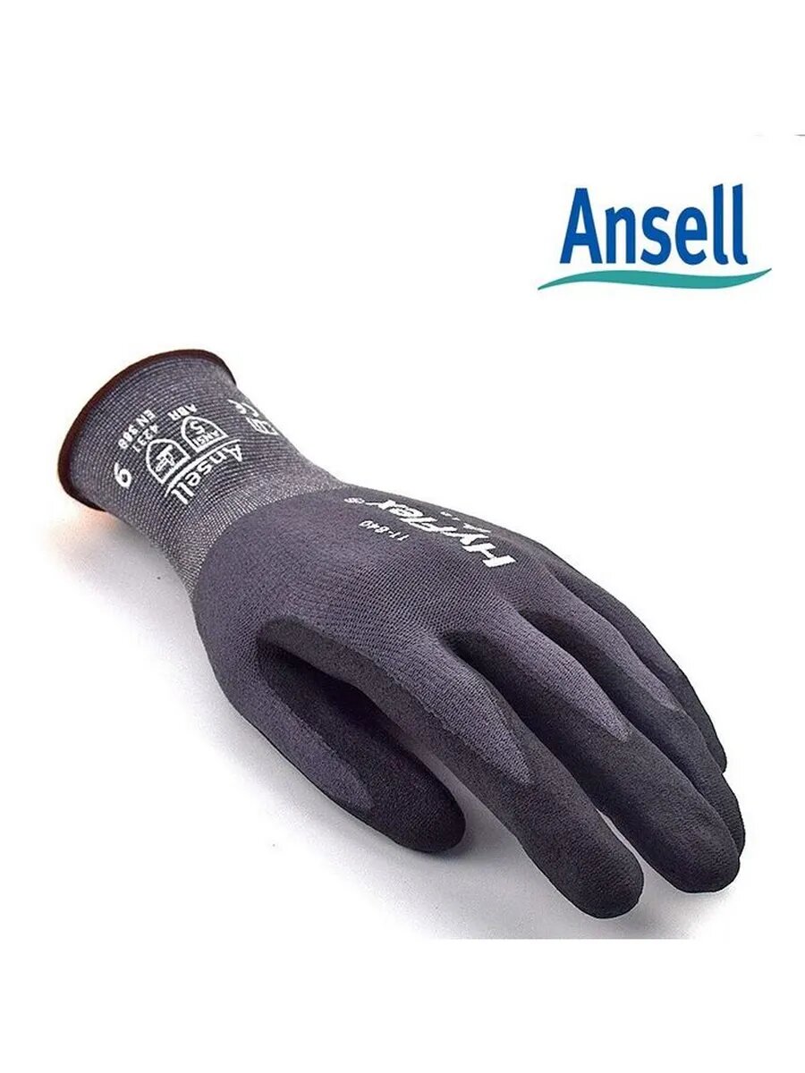 Перчатки Ansell 11-840, нитрил, размер 8, прочные
