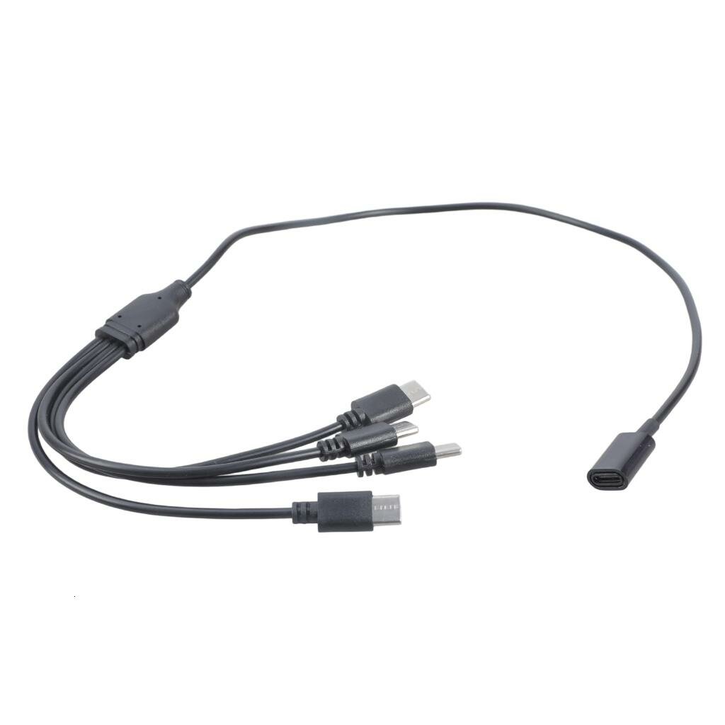 USB-C кабель для зарядки нескольких устройств, 50 см, 4 Тип C