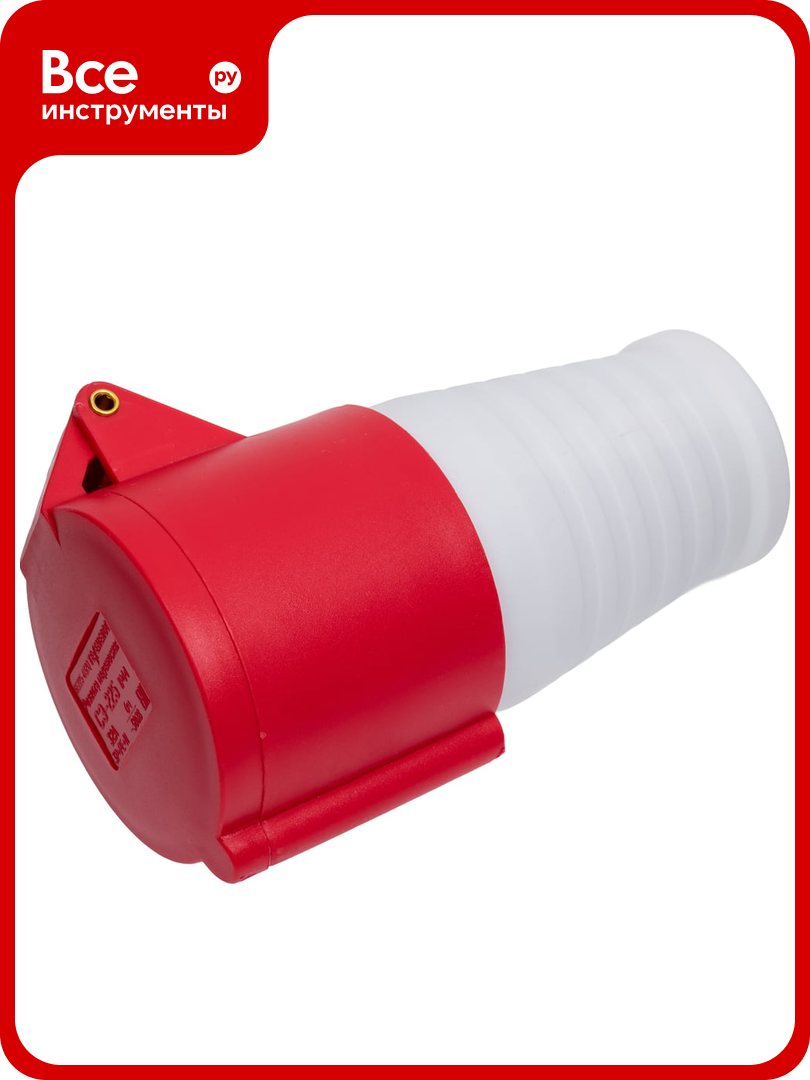 Розетка переносная Texenergo 225 3Р+PE+N 32А 380B IP44 SE225-032Q