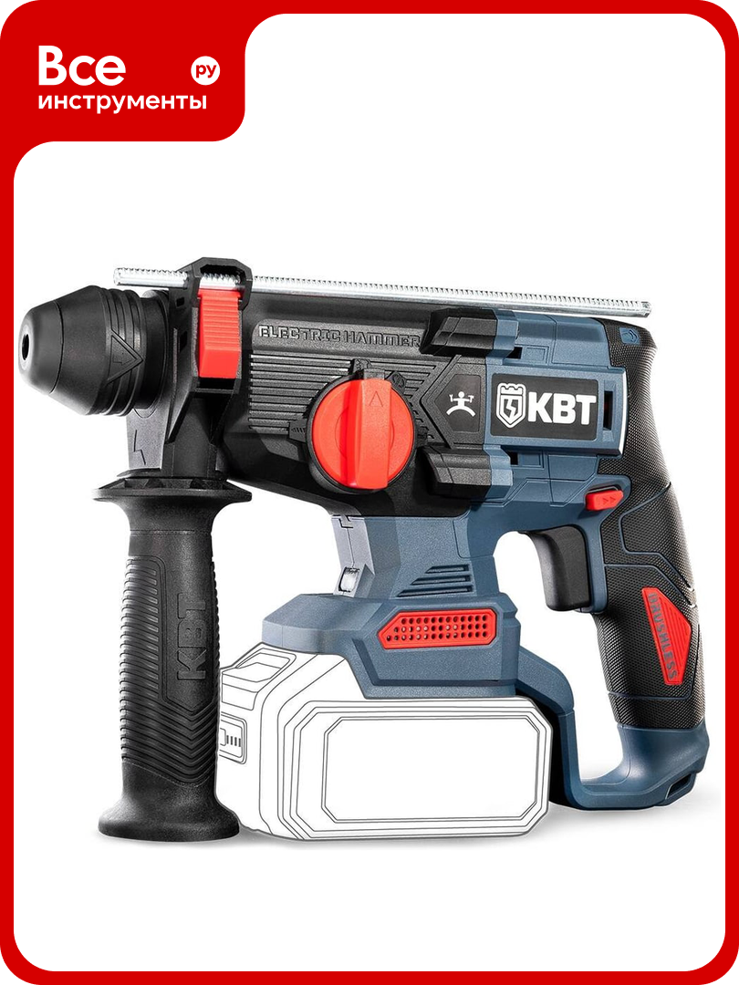 Перфоратор HB-20-24 без АКБ и ЗУ профи КВТ 104537