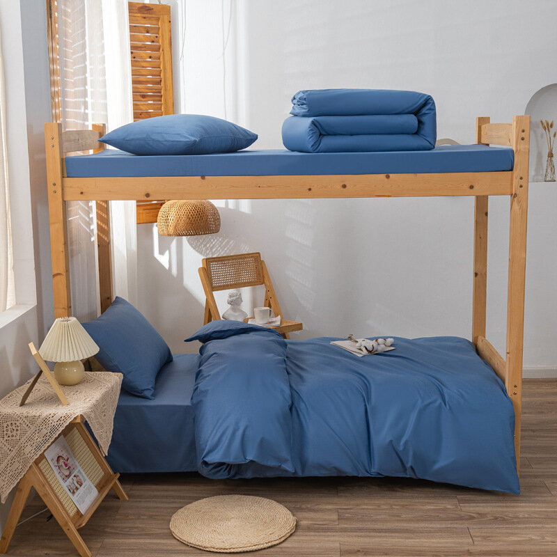 Военная подготовка хлопок из трех частей школа армейский зеленый хлопок один студенческое общежитие спальня сплошной