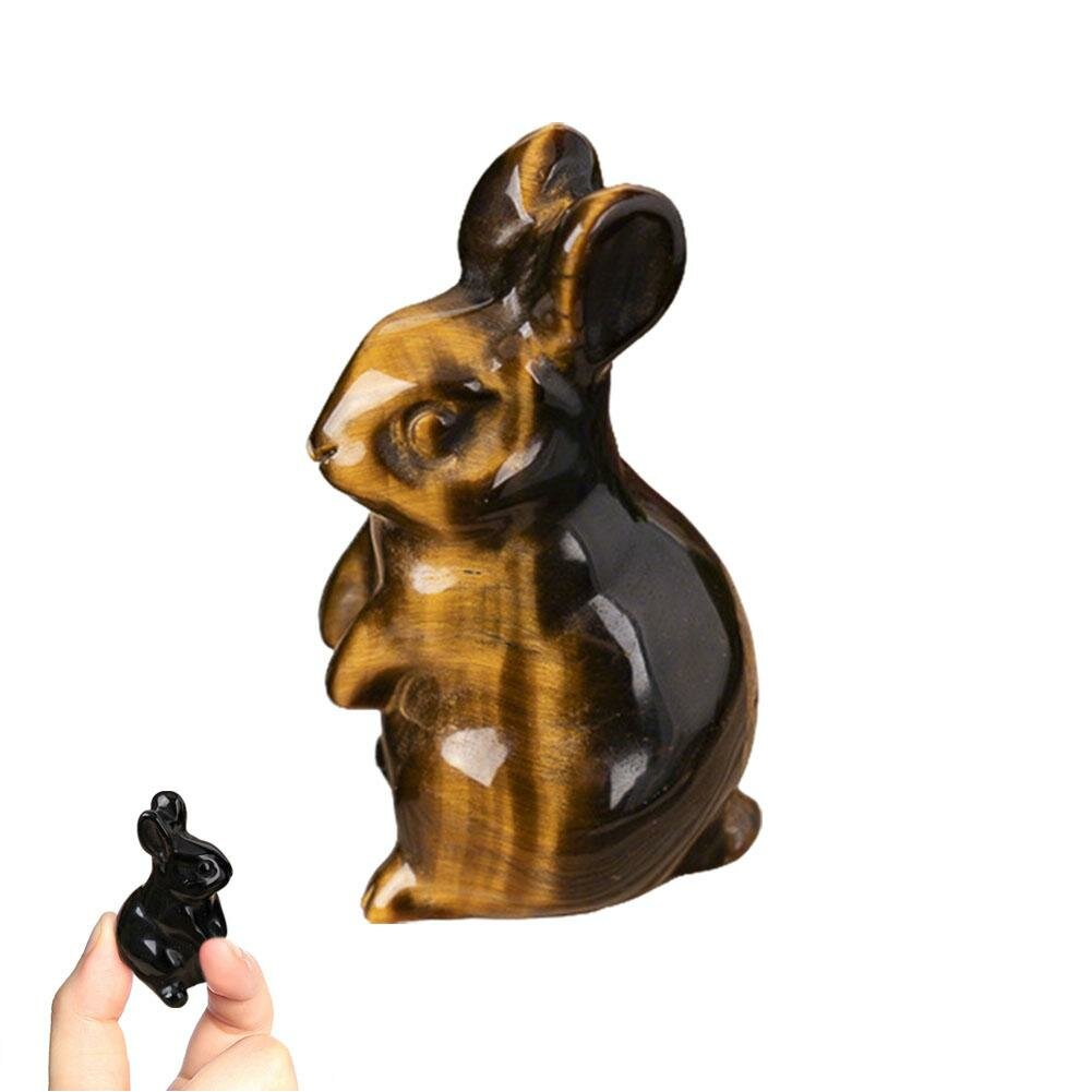 2-дюймовые пасхальные украшения: аметистовый кролик, кристаллы, фигурка кролика, целебные камни, статуэтка, натуральные драгоценные камни, полированный карманный кролик, подарок для весны, пасхальных украшений, домашнего декора, сувениров для вечеринок.