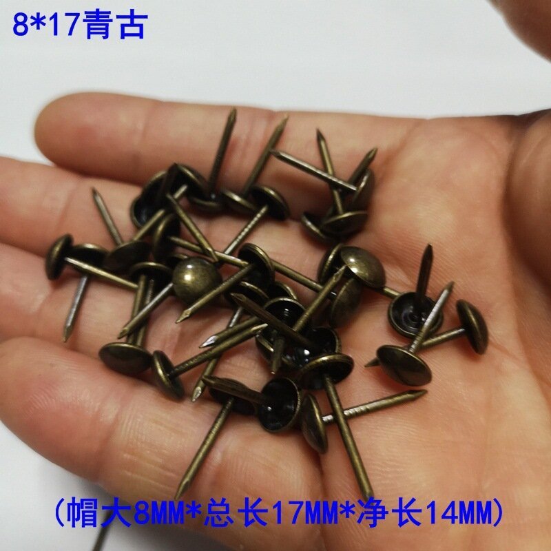 Декоративные антикварные гвозди, дверные гвозди, гвозди для диванов, мягкие гвозди, канцелярские кнопки, антикварные гвозди с круглой головкой