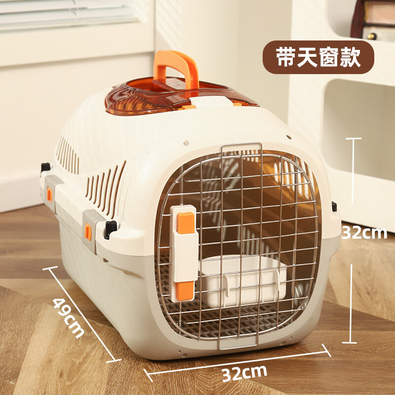 Переносная переноска для кошек 2026, авиационный контейнер для кошек, транспортный бокс для собак, транспорт для маленьких собак в автомобиле, доставка авиаперевозками