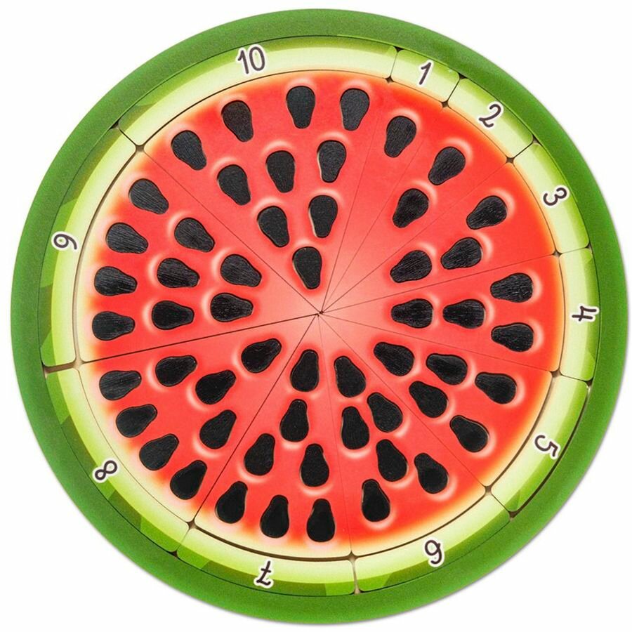 Развивающая игра "Арбуз", обучающая игра настольная/подарок для детей, для мальчика и девочки