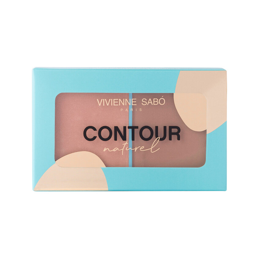 Палетка для лица VIVIENNE SABO CONTOUR NATUREL (бронзер и скульптор) тон 04