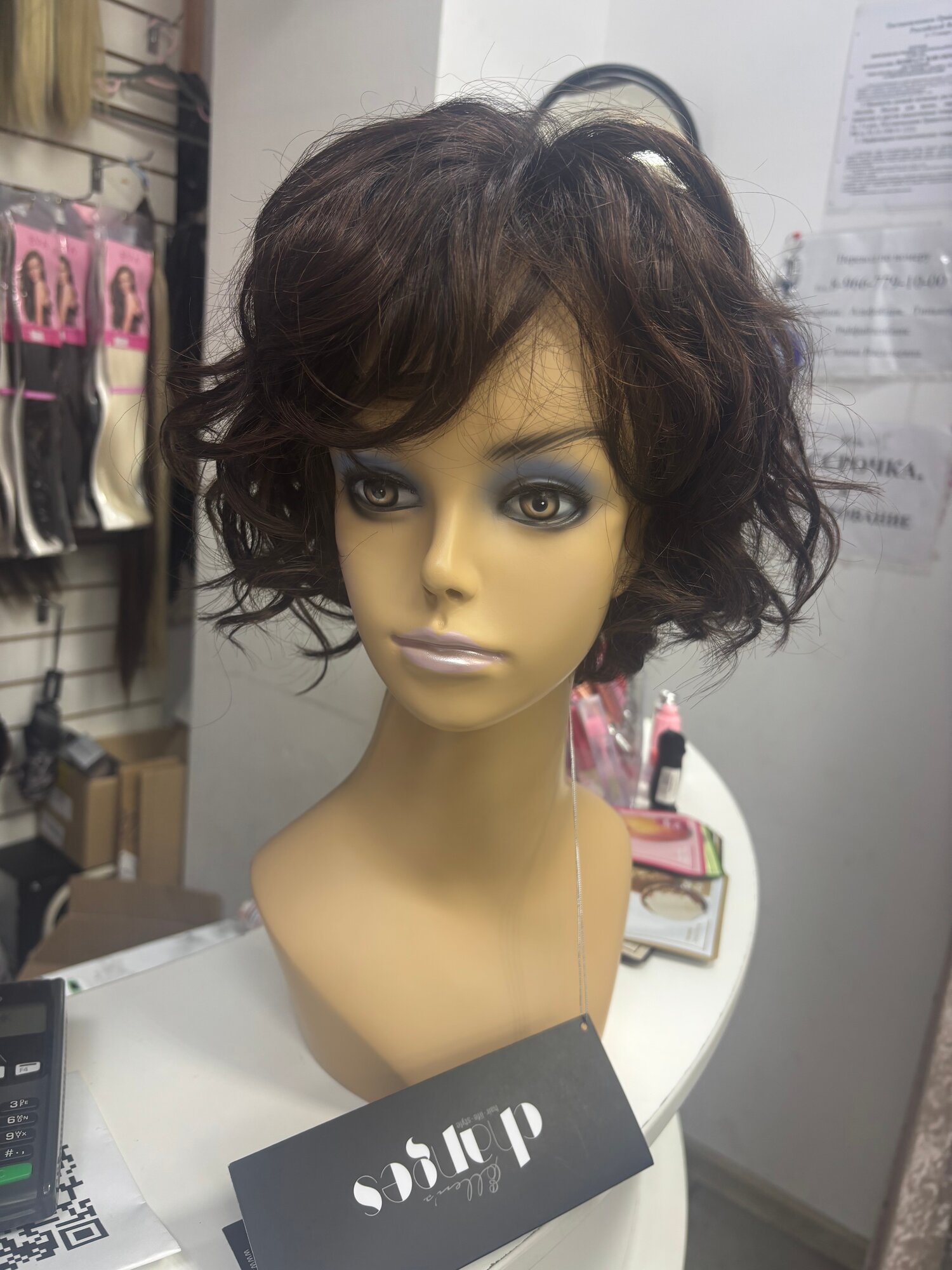 Парик Ellen Wille Movie, женские, искусственные волосы, короткие, 54-58см