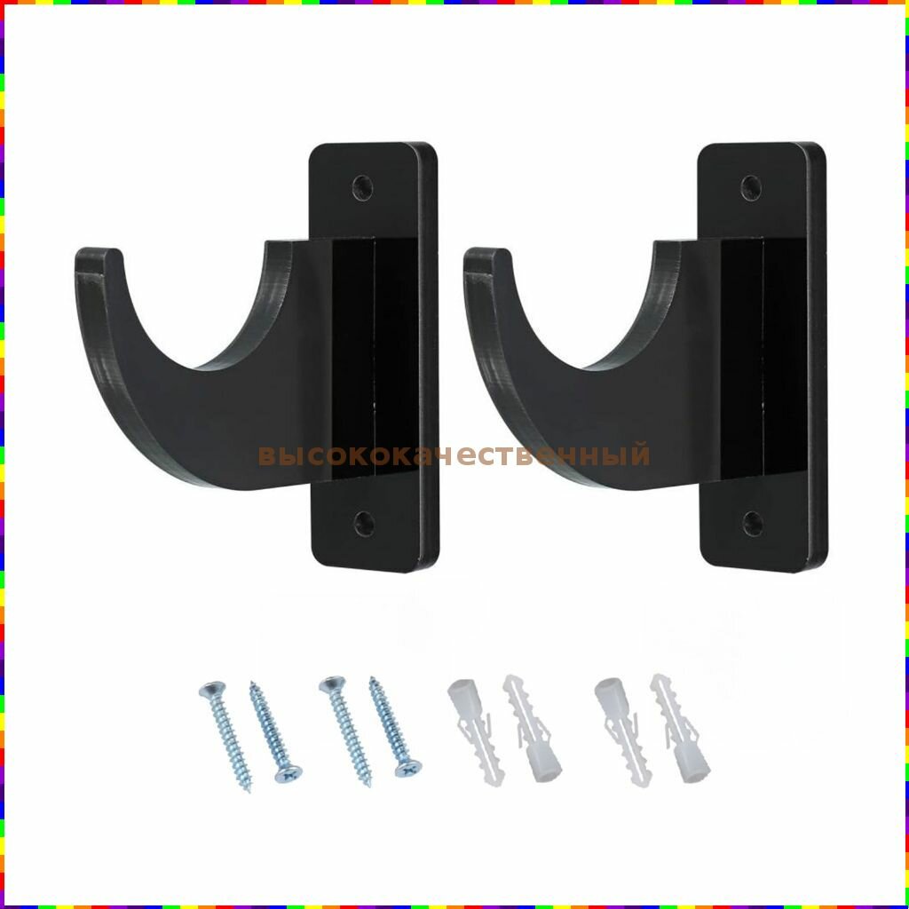 Прозрачная акриловая стойка для размещения на стене