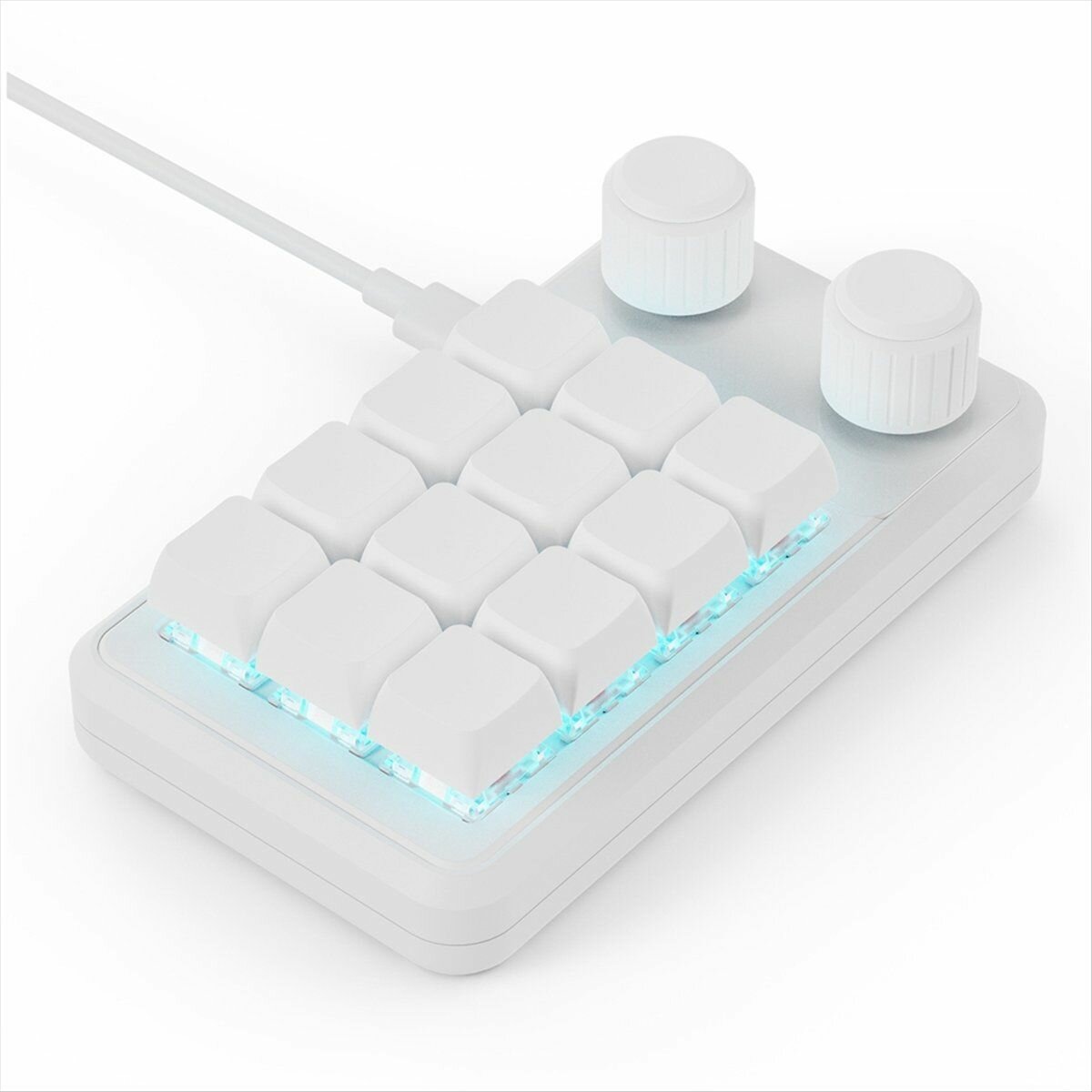 Мини-клавиатура для игр с горячей заменой Macropad, белая