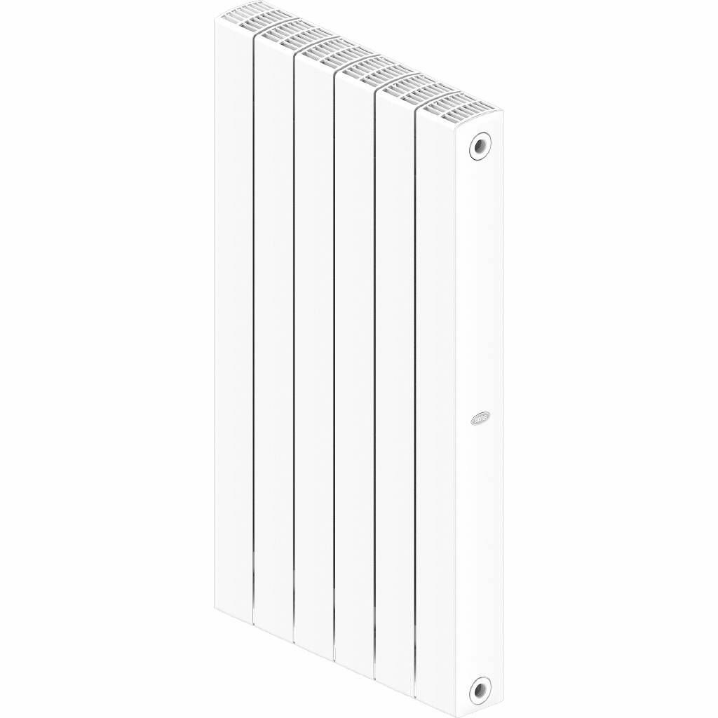 Радиатор отопления биметаллический RIFAR SUPReMO 800 5 секции боковое подключение (белый RAL 9016) 4RS80-5
