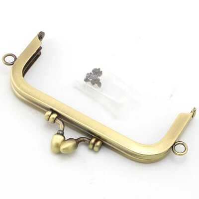 Металлический каркас для кошелька, 12,5 см, ручка, клатч, аксессуары для сумок, застежка для сумочки, металлическая застежка yxbd635