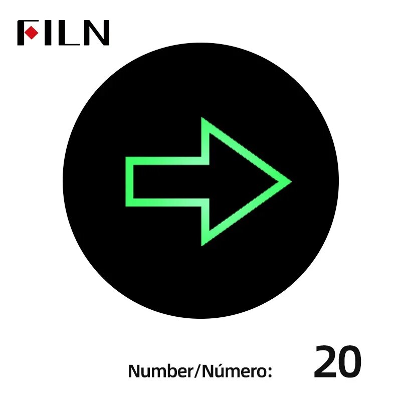 FILN 12 В 24 В Символ Пилотный светодиодный металлический индикатор 8 мм 10 мм 14mm, 20, Black shell