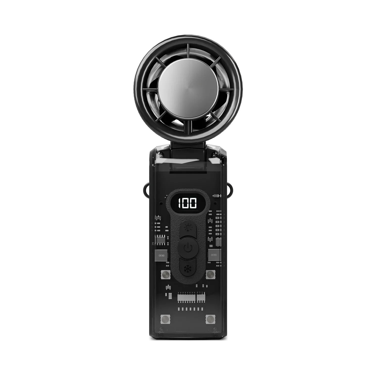 Складной портативный вентилятор Icerush Turbo Black-FC8