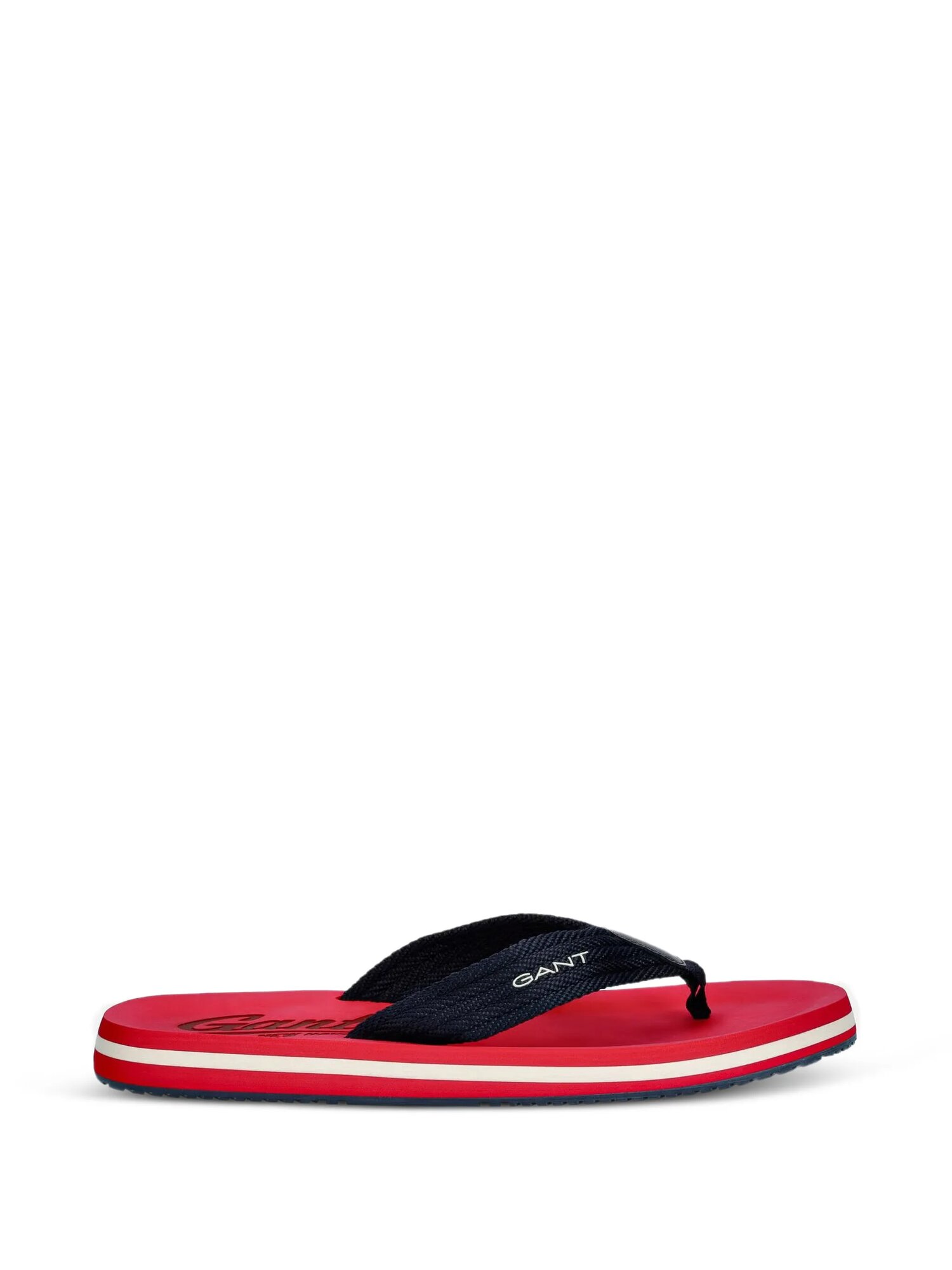 Шлёпанцы GANT Logo-print striped flip-flops, размер 44