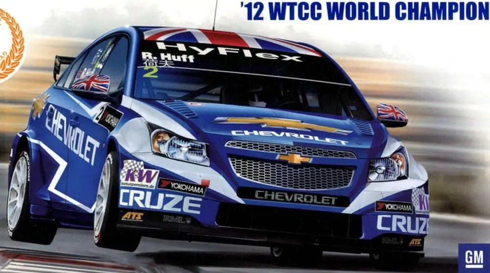 Aoshima Beemax 82997 1:24 1.6T 2012 WTCC Чемпион мира сборная модель Гонки