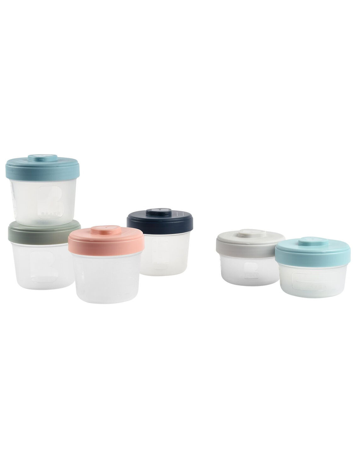 Набор контейнеров Beaba 2X90ML+4X150ML/6 PORTIONS CLIP-2X90ML+4X150ML 913497