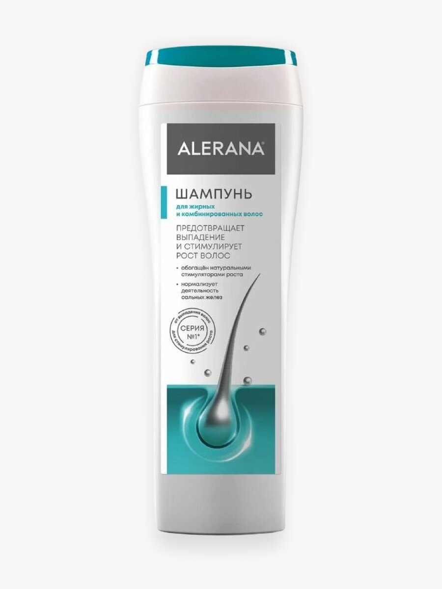 ALERANA Шампунь для жирных и комбинированных волос, 250 мл