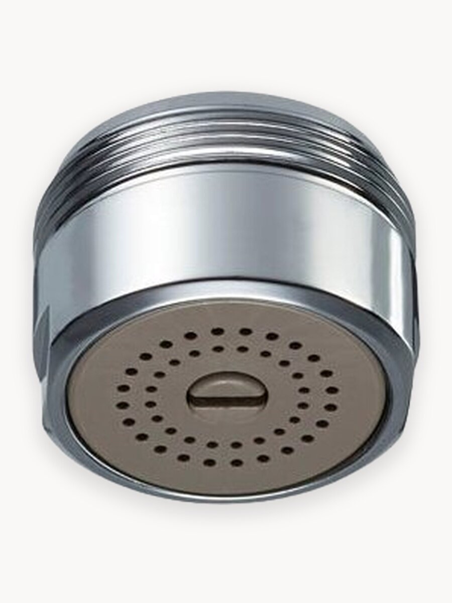 Аэратор с регулировкой протока 24 мм. (струя "Лейка")