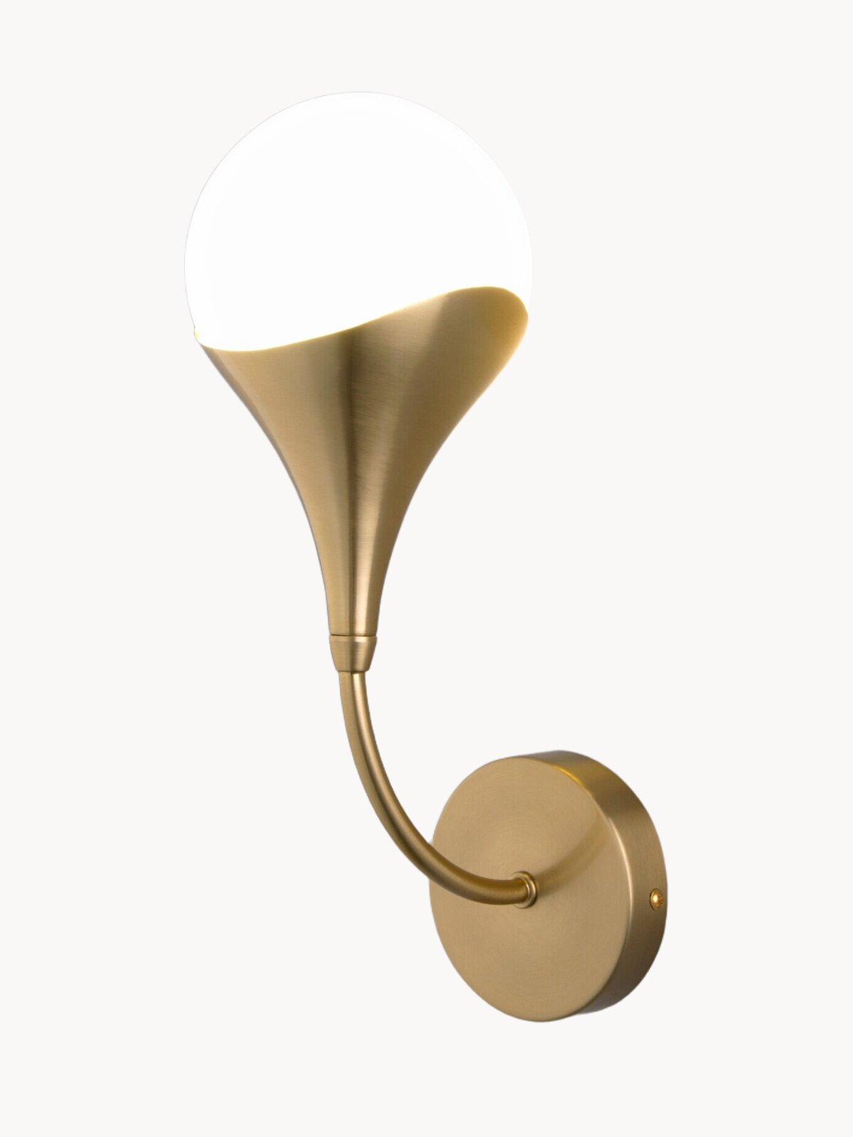 Бра / Настенный светильник Eurosvet Calyx 60168/1, G9, 20 Вт, цвет латунь