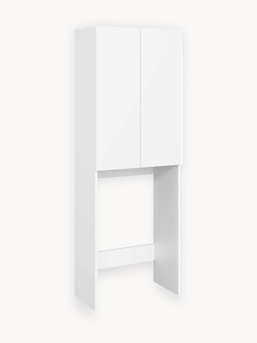 Шкаф-пенал для ванной DIWO Суздаль 65 напольный, 64 см, белый, матовый, с дверками