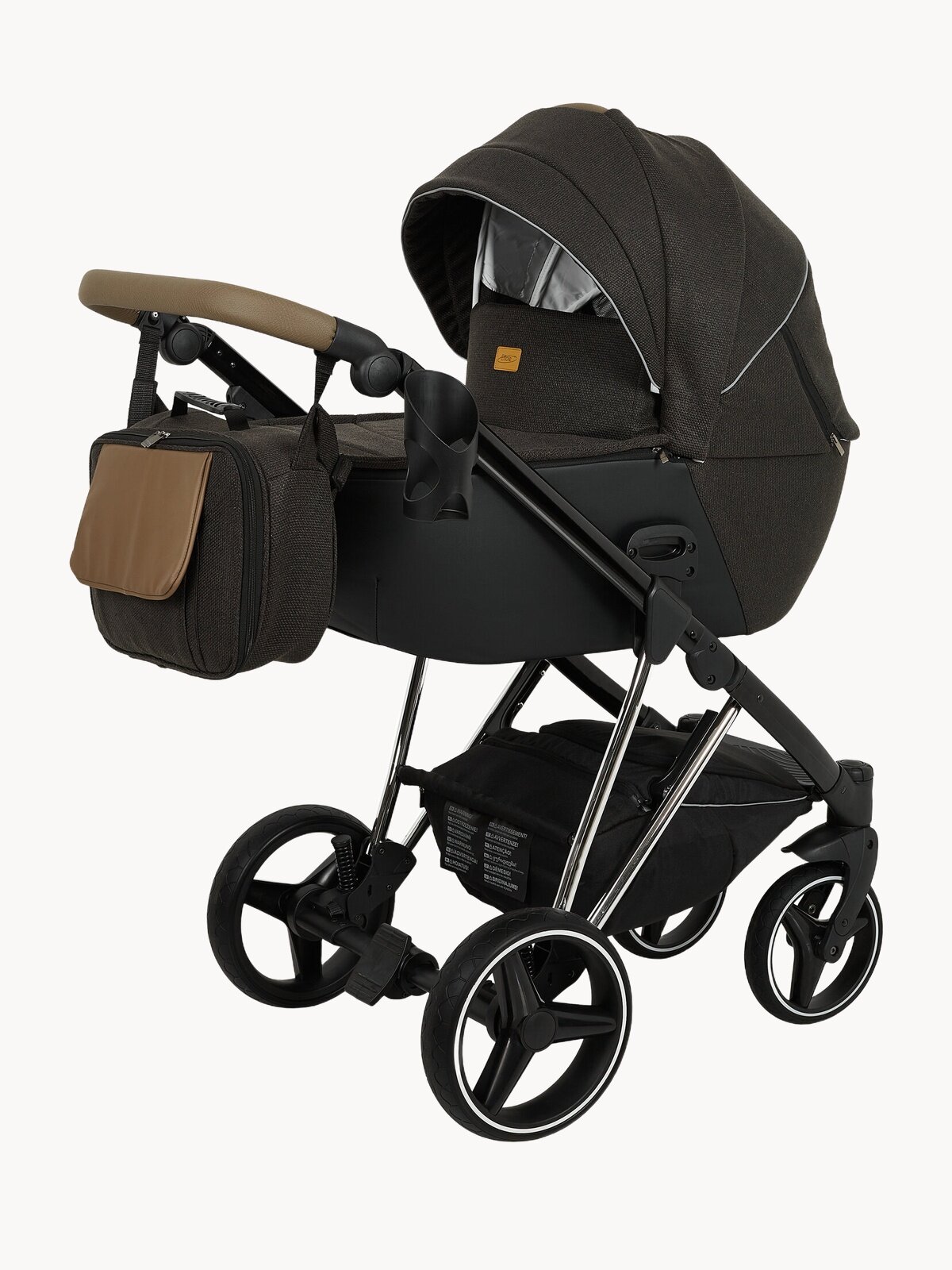 Коляска 2 в 1 для новорожденных Noordline Olivia Sport, цвет Black (черный)