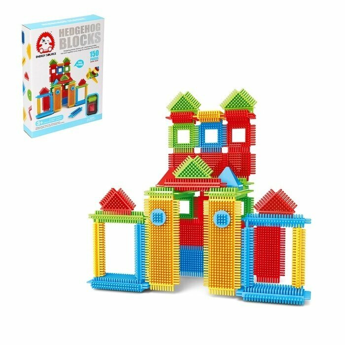 Конструктор КНР игольчатый, Mini bristles, "Домик", 150 деталей (2615925)