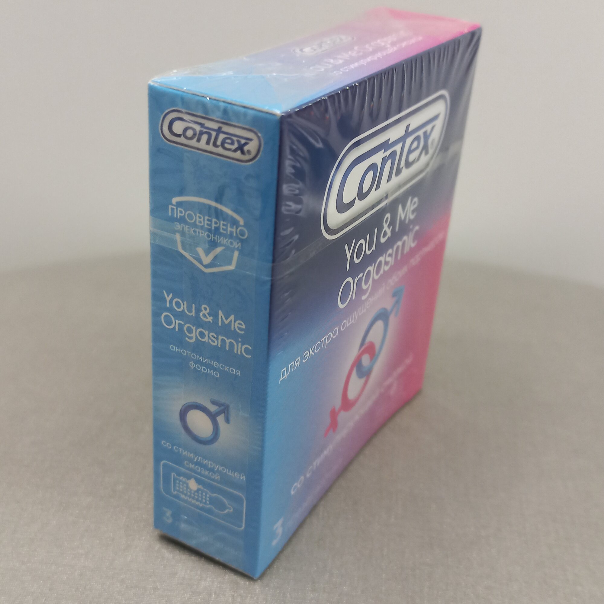 Презервативы CONTEX YOU&ME ORGASMIC из натурального латекса N3