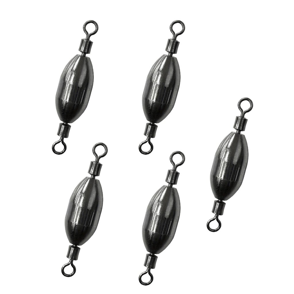 5 медных грузил, поворотное кольцо, противовес, грузило для рыбы-2