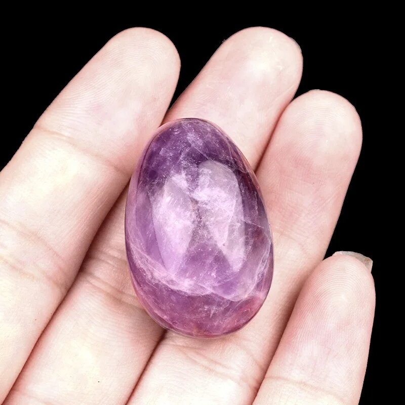 Камень аметист кварц 30 мм для декора Фиолетовый, 1PC-31x20mm, Amethyst