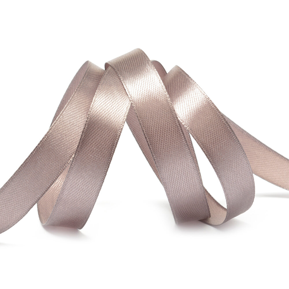 Лента атласная 1/2 (12мм) цв.3169 серый уп.27,4 м