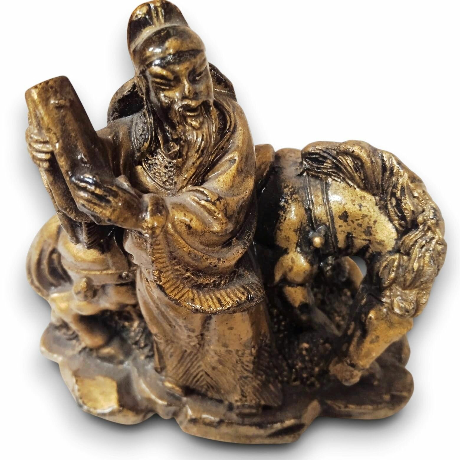 Фигурка Чжан Голао - один из Восьми Бессмертных даосского пантеона/ фен шуй/ амулет