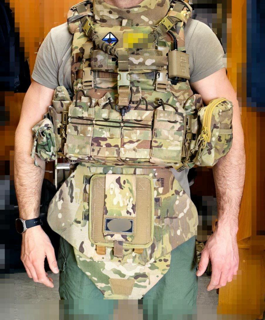 Бронежилет Атом 2.0 мультикам комплект с подсумками и свмпэ Бр1 Gear-Craft
